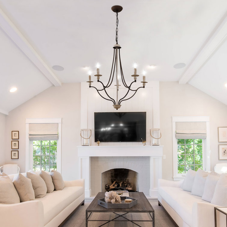 August Grove® Ainoah 5 - Light Dimmable Chandelier | Wayfair